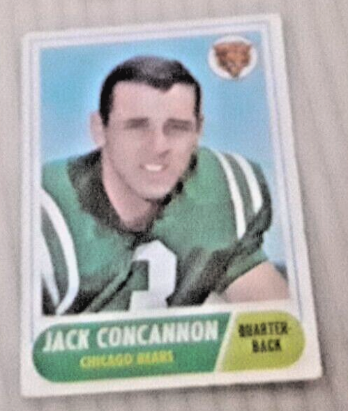 1968 Topps Football JACK CONCANNON EX#153 EX | eBay