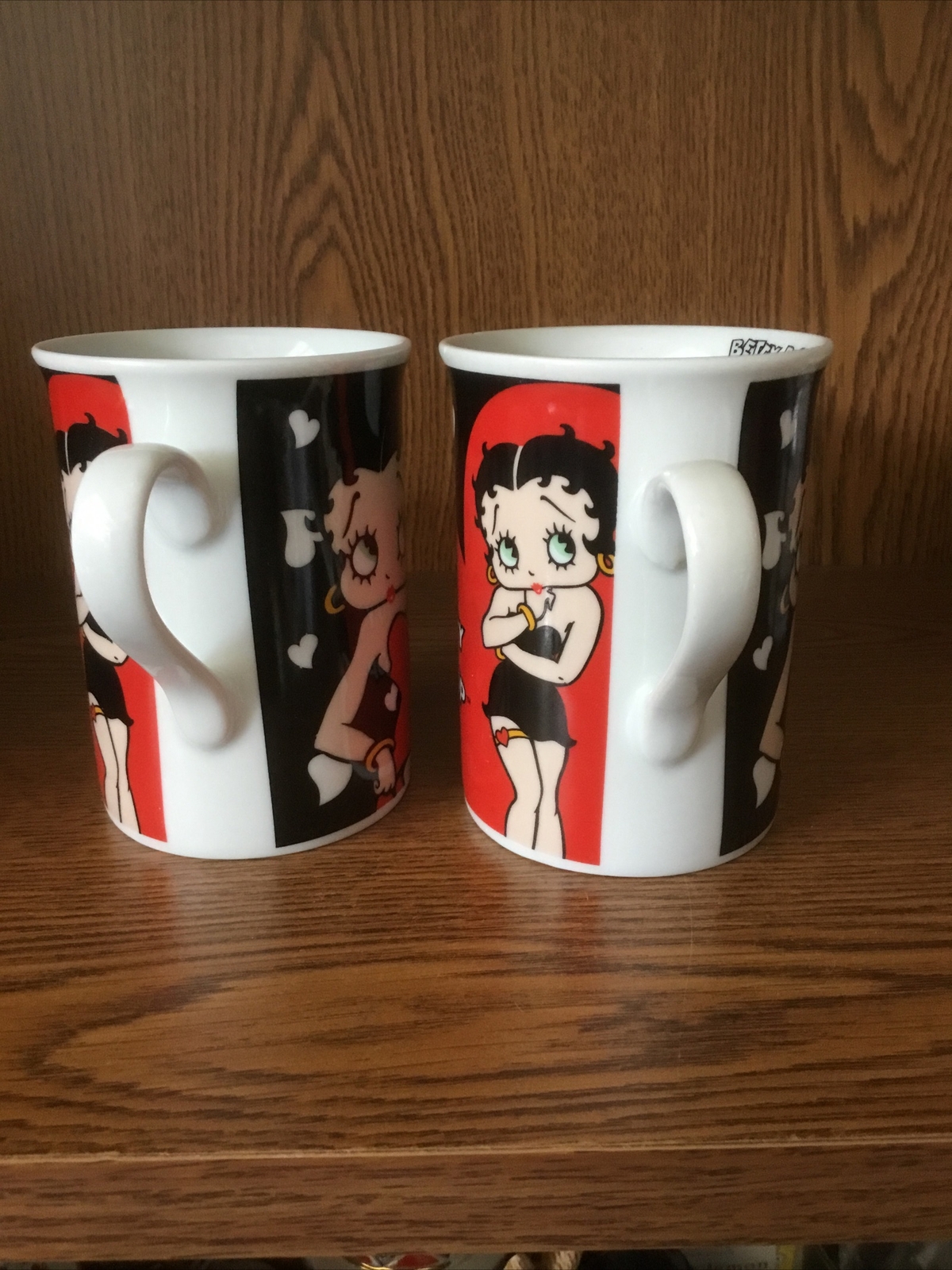 Betty Boop Mugs Starline Set of 2 MINT | eBay