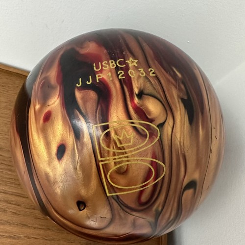 Brunswick Rhino Red/Black/Gold Pearl Bowling Ball 14 lbs | eBay