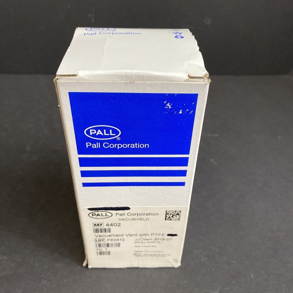 Pall Vent Filter Vacushield 0.2 um Pore 50 mm Hose Barb Box of 3 ...