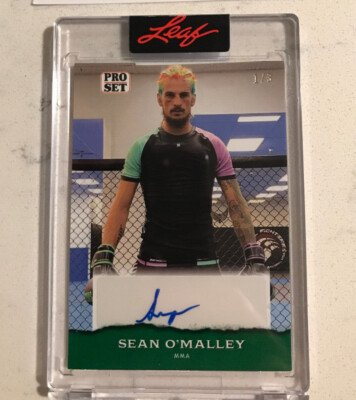 Sean O'malley auto leaf /3 | eBay