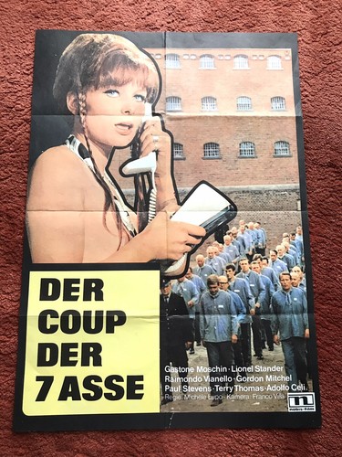 Der Coup der 7 Asse Kinoplakat Poster A1, Michele Lupo, Adolfo Celi | eBay