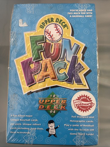1994 Upper Deck Fun Pack Factory Sealed Box.. Look for Michael Jordan ...