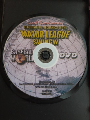 🌴 Baseball World Tom Emanski Teaching Mechanics of Major League Swing 2 ...