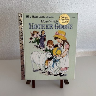Mother Goose Little Golden Book 1961 by Eloise Wilken Hardcover Vintage ...