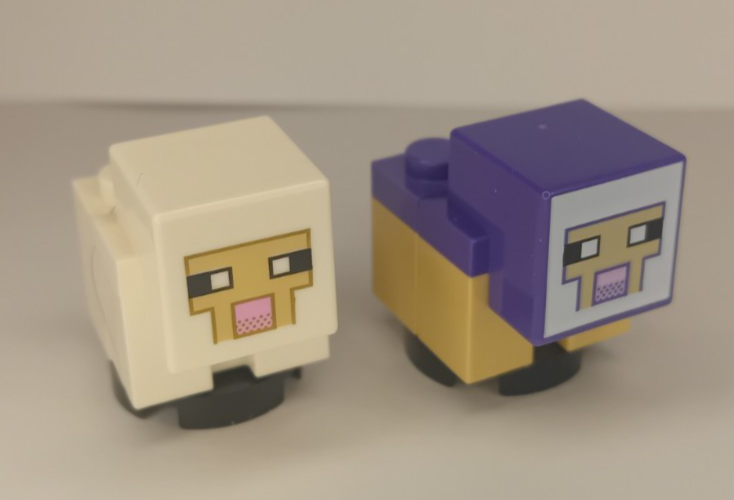 LEGO Minecraft Figure - Minecraft Sheep x 2 - (minesheep11 ...