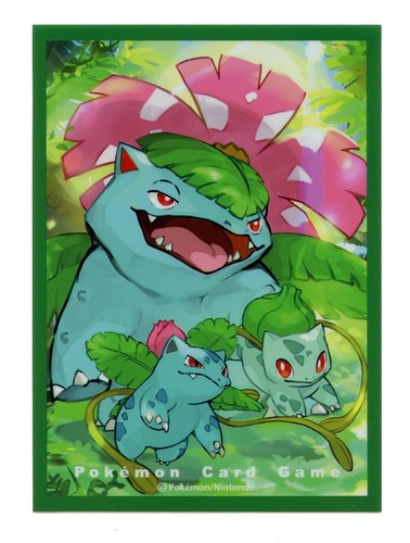 Venusaur Evolution Line Individual Card Sleeve Pokemon Center Japan ...