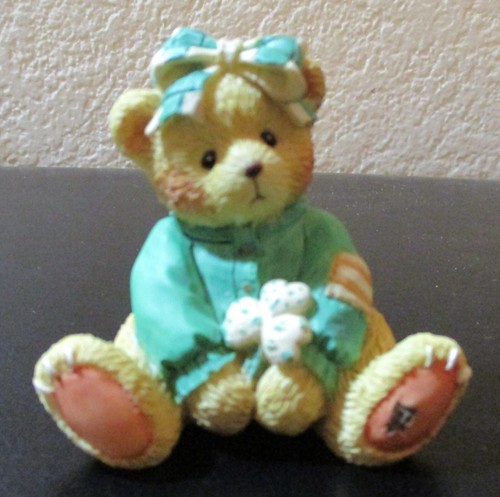 Enesco Cherished Teddies Kathleen-Luck found me a friend in you 1993 P ...