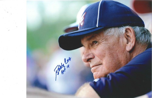 Bobby Cox Atlanta Braves Hall of Famer signed 11x14 photo COA | eBay