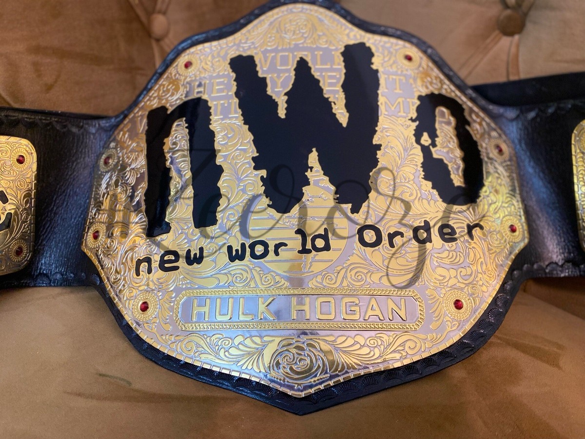 NW Big Gold 4 life Heavyweight Wrestling Championship Belt NW Big Gold 4 life Heavyweight Wrestling Championship Belt