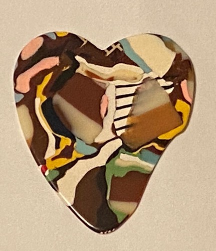 Vintage Guitar Pick-1930’s D’Andrea-323-Crayon Mosaic-Factory Chopped ...