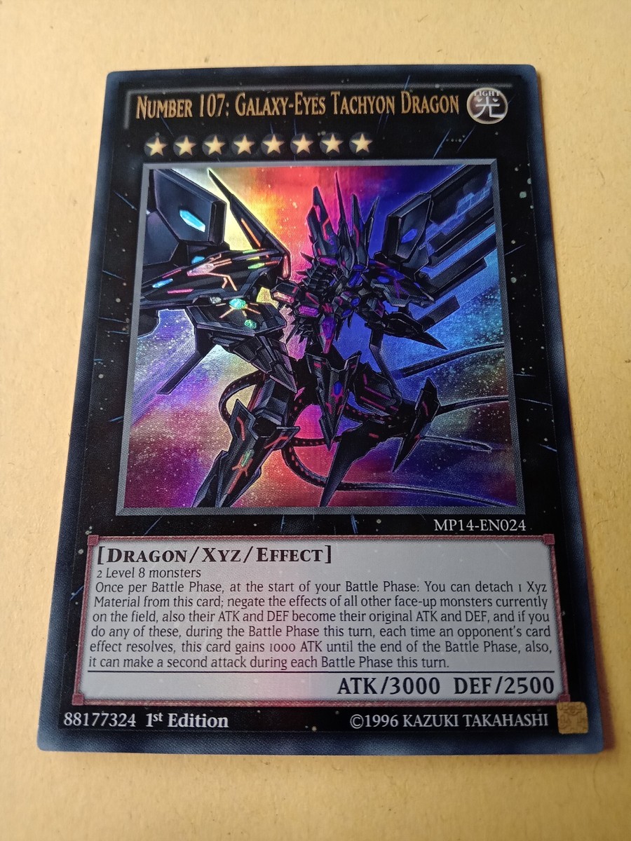 Number 107 Galaxyeyes Tachyon Dragon Mp14en024 Ultra Number 107: