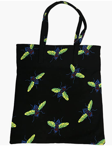 Fly Insect Bug Patterned Womens Novelty Fashion Shoulder Bag Tote Purse ...