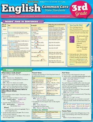 English Common Core 3rd Grade by Inc. BarCharts Publishing (2013, Book ...