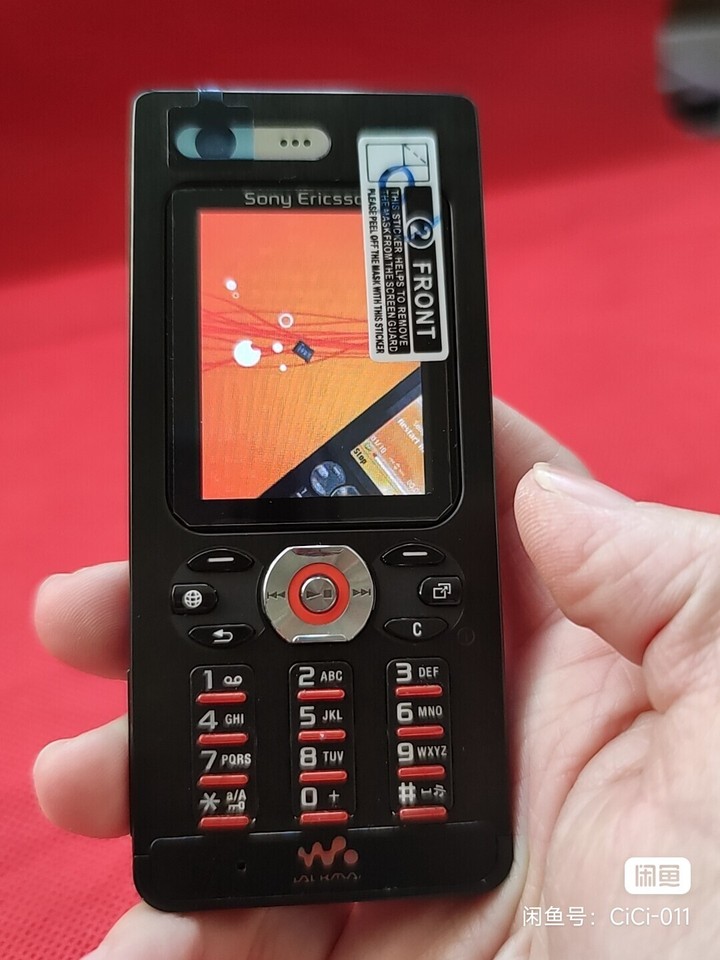 Sony Ericsson W880 W880i Walkman Orange & Black Basic Classic Mobile ...
