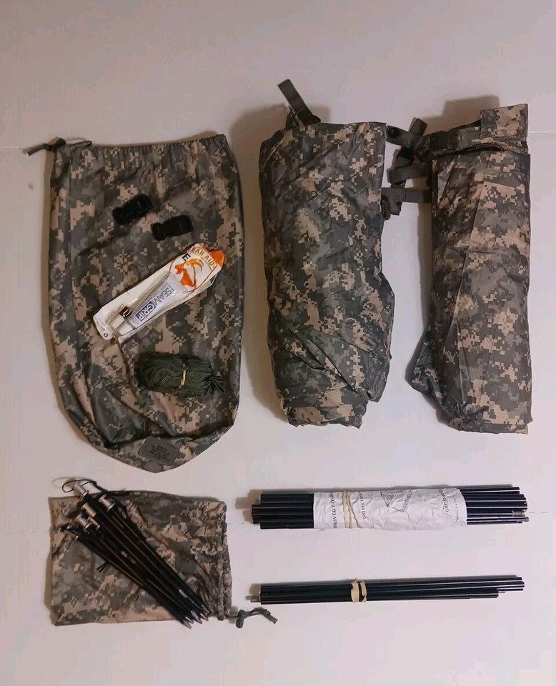 US Military ICS ORC Industries IMPROVED COMBAT SHELTER 1 MAN TENT ACU ...