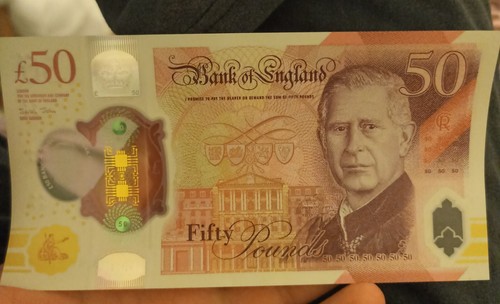 King Charles III New Fifty Pound Note Uncirculated | eBay UK