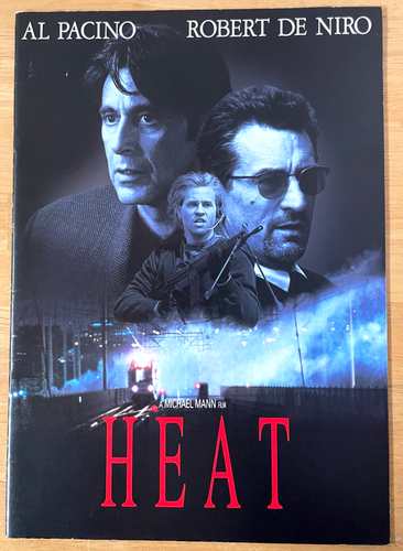 Heat 1995 Movie Program Japan Al Pacino, Robert De Niro, Val Kilmer ...