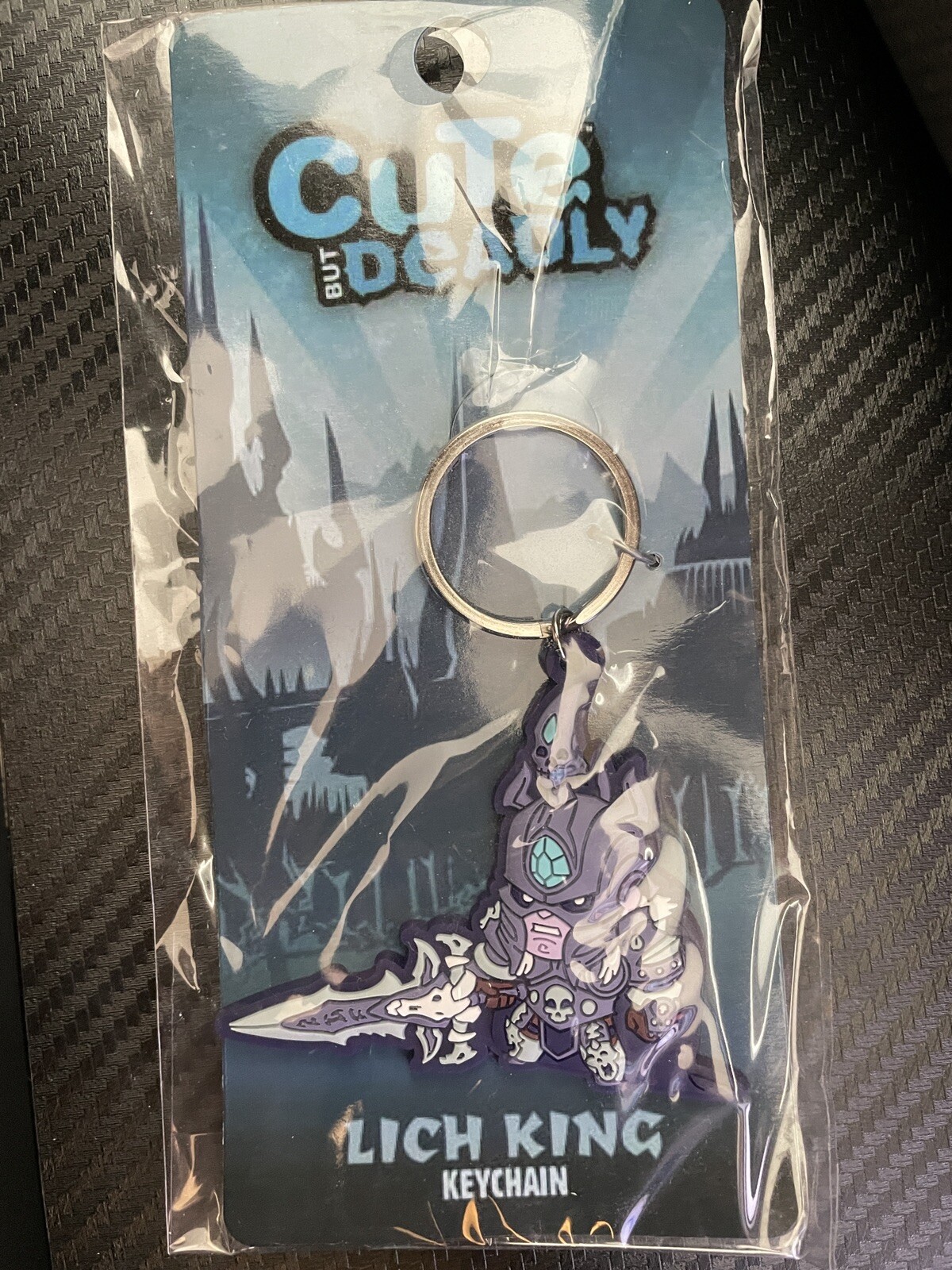 World of Warcraft WoW Cute But Deadly Lich King Keychain Blizzard ...