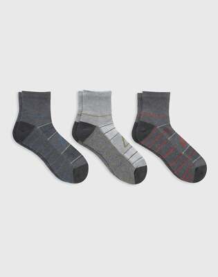 Hanes Explorer Downtown Streets Men's Cushioned Mid-Crew Socks, 3-Pair ...