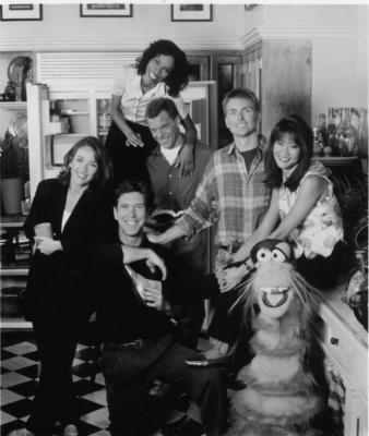 Tom Bergeron, Laurie Hibberd, Bob the Puppet "Fox After Breakfast" TV ...