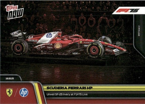 Scuderia Ferrari HP 2025 Topps Now Formula 1 #1 SF-25 | eBay
