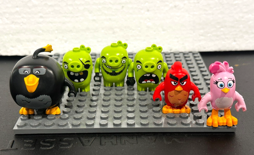 Lego The Angry Birds Movie Minifigure Lot - Red Bomb Stella Piggy | eBay