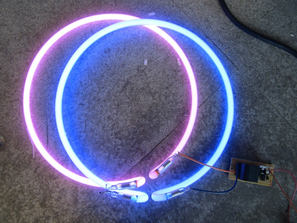 New Neon clock sign sculpture Transformer Power supply output 3,000 ...