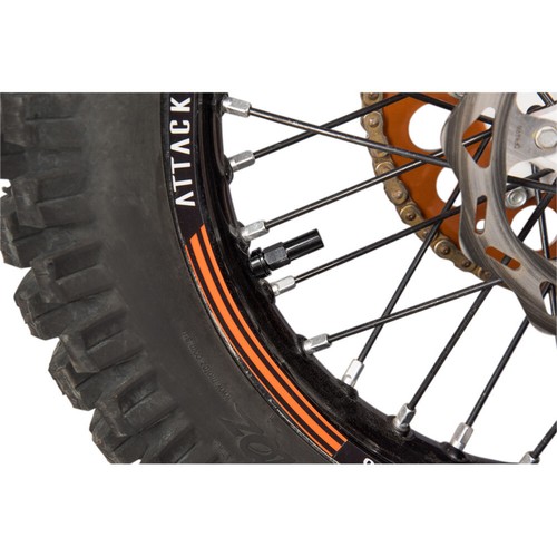 Tusk Rim Lock Nut / Spacer Kit Set Black Fits HONDA YAMAHA KAWASAKI ...