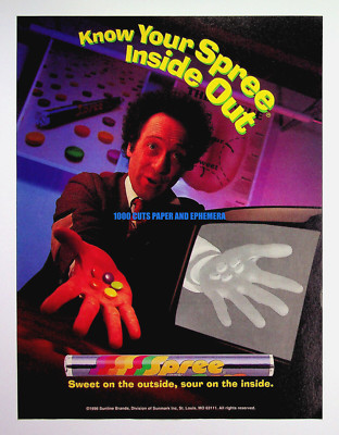 Spree Candy Sunline Brands 1996 Trade Print Magazine Ad Poster ADVERT ...