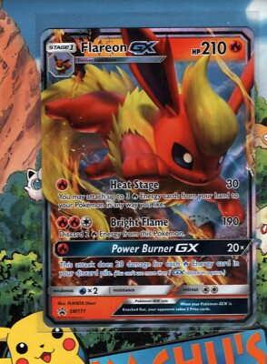 Pokémon TCG Flareon GX - SM171 Black Star Promo NM/M | eBay