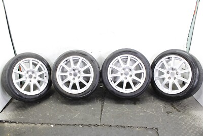 2005-2007 Subaru WRX STI Wheels Set 5x114.3 BBS Silver Wheel 05-07 | eBay