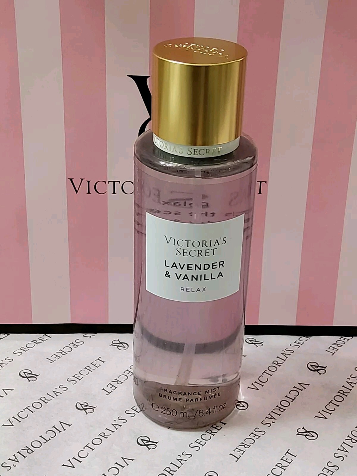 2 Pcs SET, VICTORIA'S SCRET Lavender & Vanilla Fragrance Mist & Spray ...