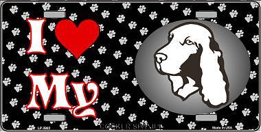 I Love My Cocker Spaniel Metal Novelty License Plate Tag LP3903 | eBay