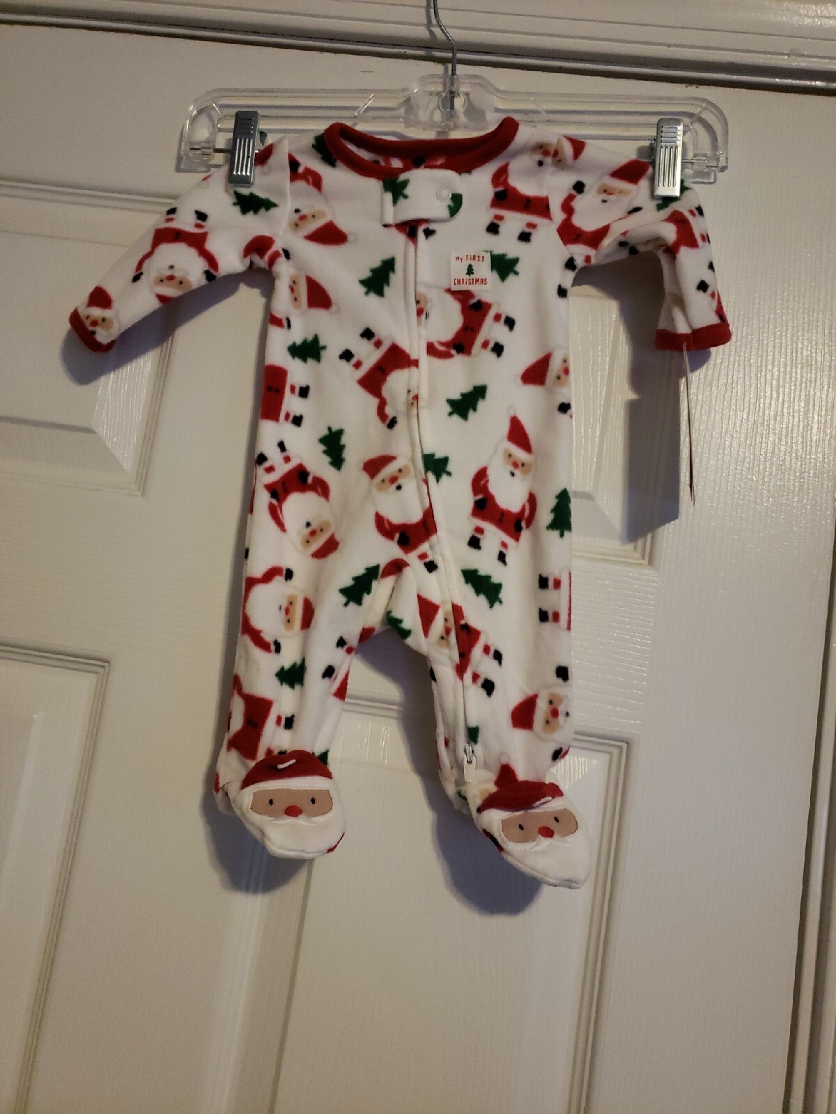 Santa Footed Sleeper My Very First Christmas Carter's Just One You Baby ...