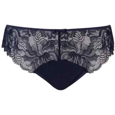 SLIP DIM GENEROUS ESSENTIEL DENTELLE BLEU NUIT 48 NEUF ETIQUETTE | eBay