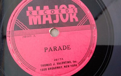 Sound Effects 78rpm Single 10-inch Major Records #5009 Parade, Dog ...