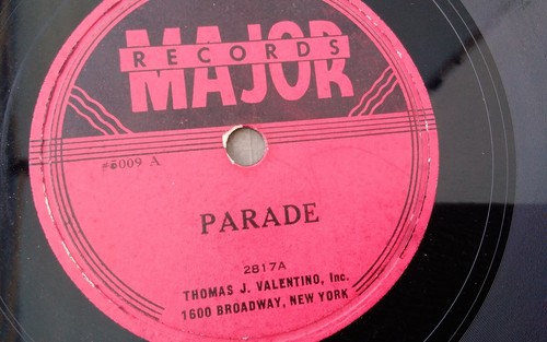 Sound Effects 78rpm Single 10-inch Major Records #5009 Parade, Dog ...