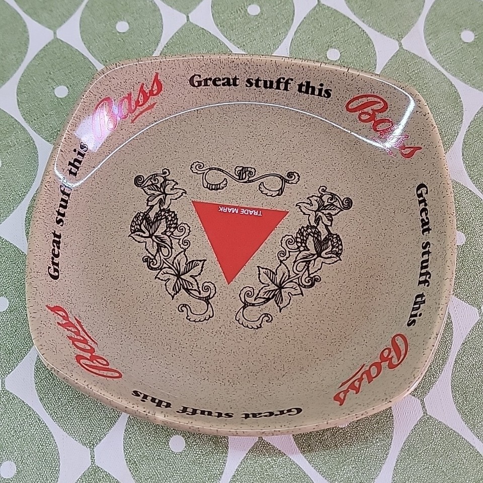 Vintage Wade Bass Brewery Advertising Plate Ash Tray Barware Trinket ...
