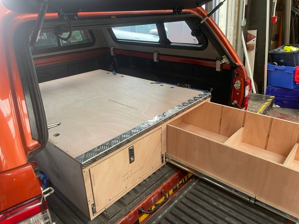 Pick up storage drawers vehicle organiser truck drawers 4x4 storage 4x4 ...