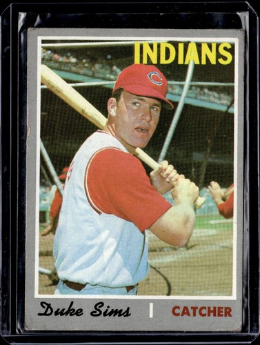 Duke Sims 1970 Topps #275 Cleveland Indians | eBay
