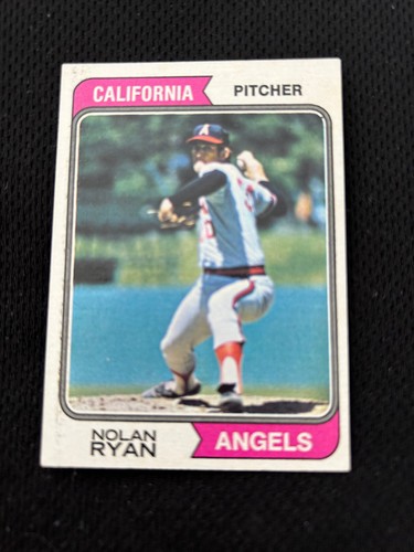 NOLAN RYAN 1974 TOPPS #20 CALIFORNIA ANGELS LEGEND "THE GOAT" BASEBALL ...