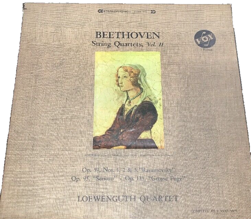 Beethoven Loewenguth String Quartet Vol 2- 3 LP Vinyl Box Album NEAR MINT | eBay