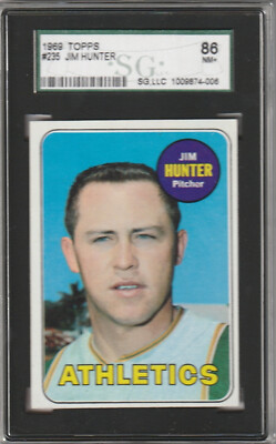 1969 Topps Jim Hunter #235 - Athletics - SGC 86 - 7.5 | eBay
