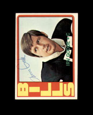 Irv Goode Hand Signed 1972 Topps Buffalo Bills Autograph | eBay
