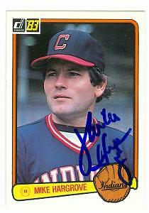 Mike Hargrove autographed Baseball Card (Cleveland Indians) 1983 ...