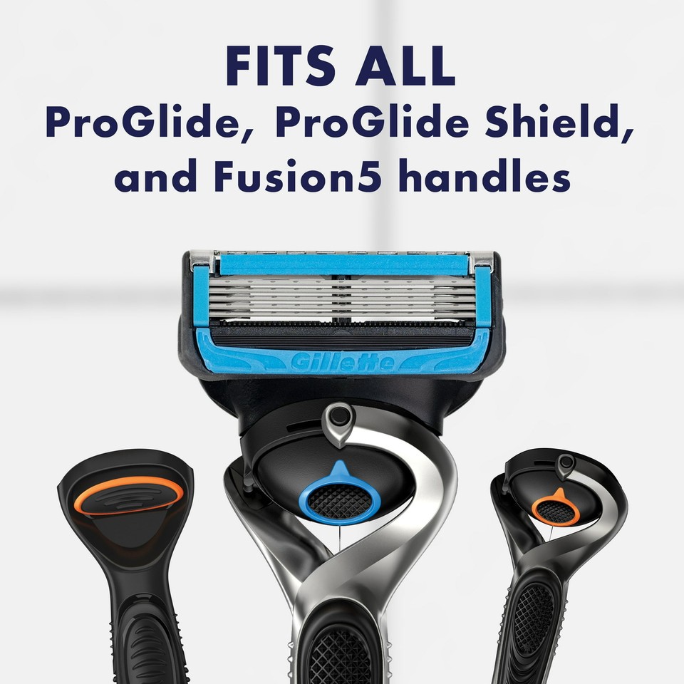 Gillette ProGlide Chill Razor Refills for Men, 4 Blade Refills | eBay