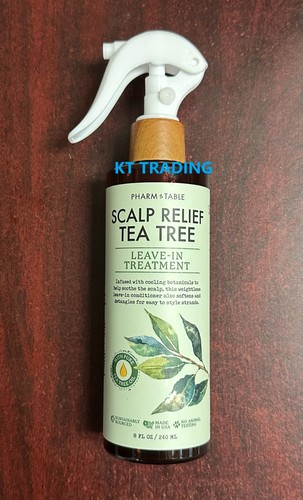 PHARM to TABLE ~ SCALP RELIEF TEA TREE Coconut Botanical LEAVE-IN HAIR ...