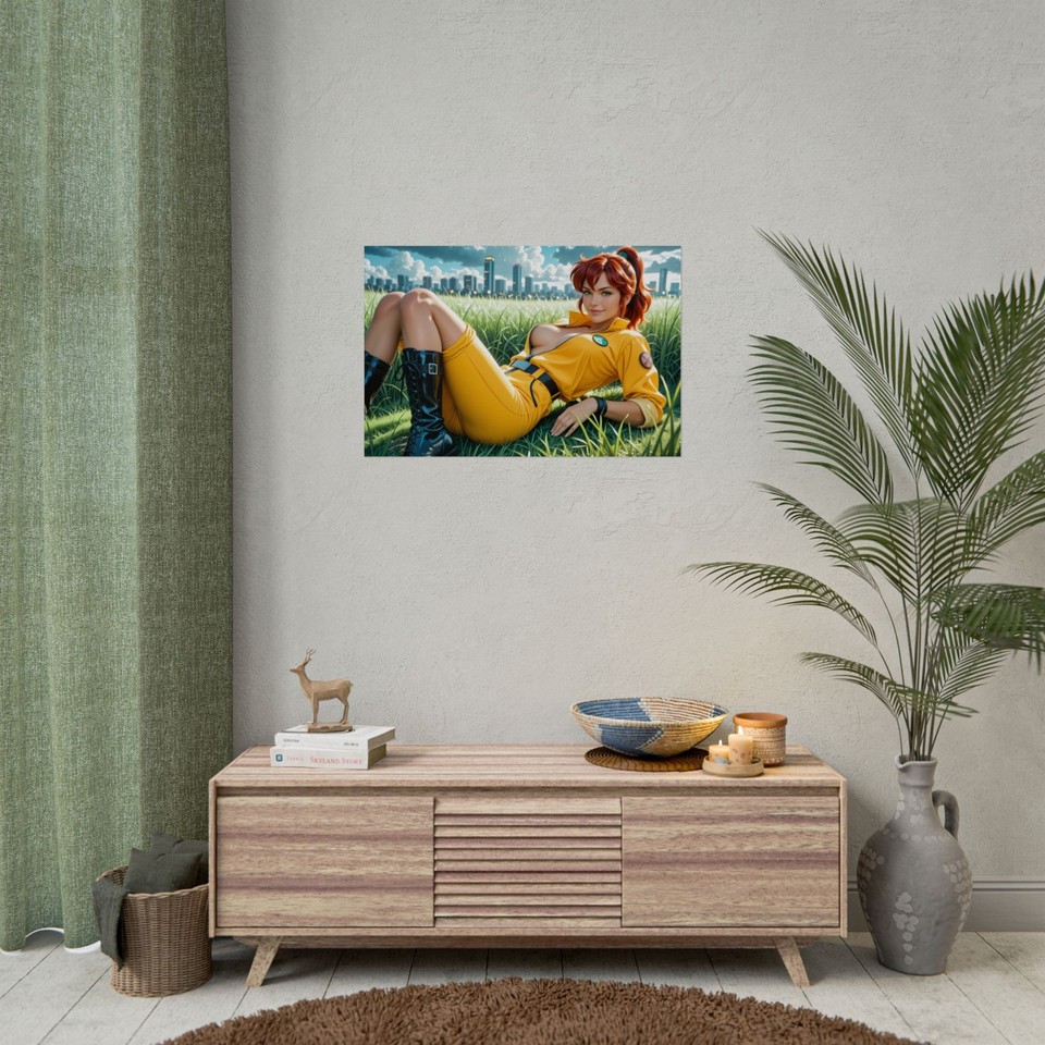 April O’Neil Poster – TMNT Sexy Anime Girl Art, Erotic Fantasy Woman ...