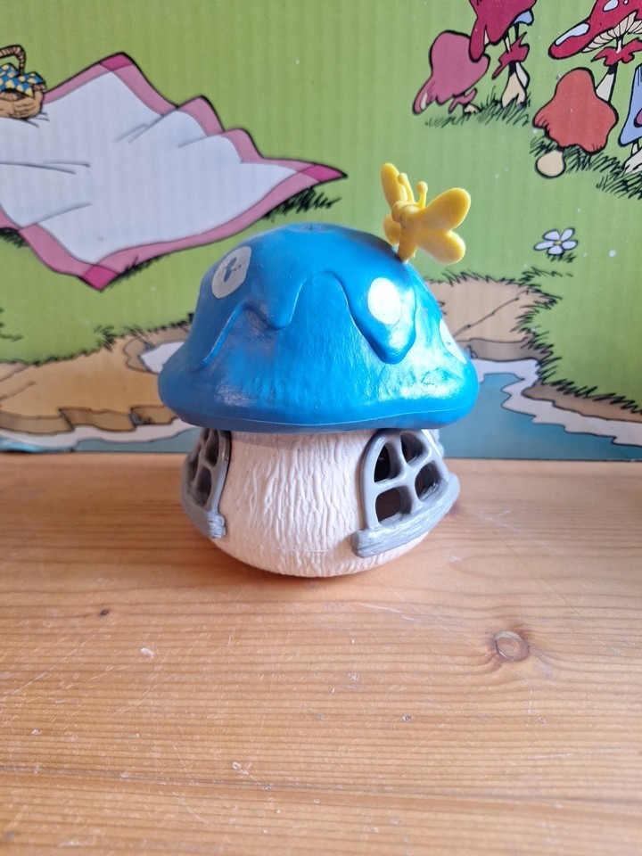 Schlümpfe Schleich / Peyo 40013 Schlumpfhaus mit blauem Dach Smurf ...